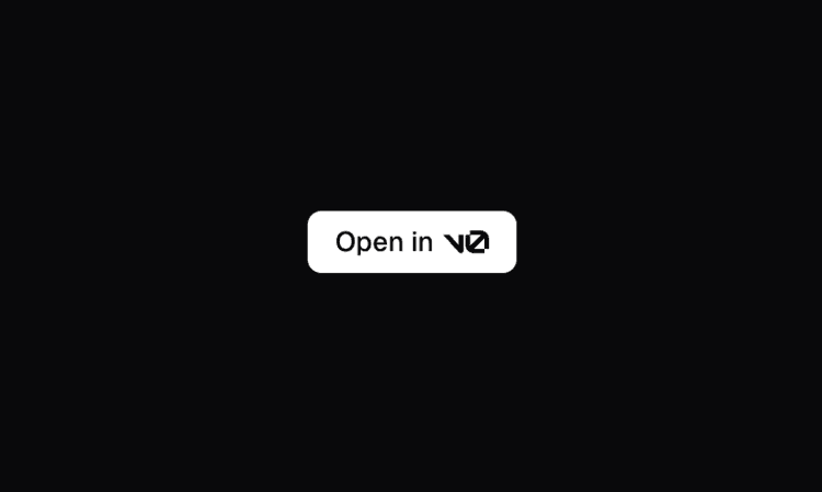 Open in v0 - shadcn/ui